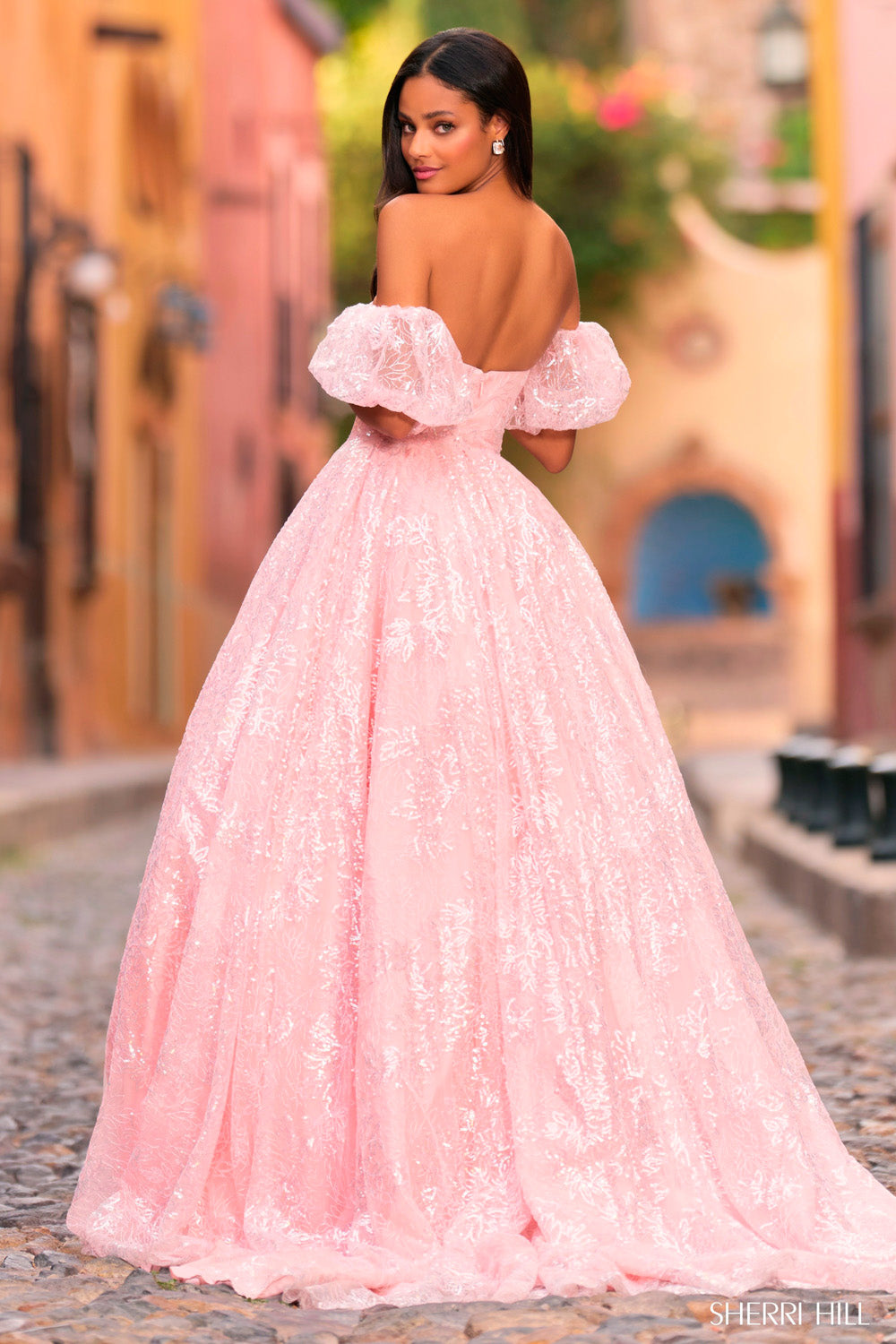 Pink And Silver Prom Dresses
