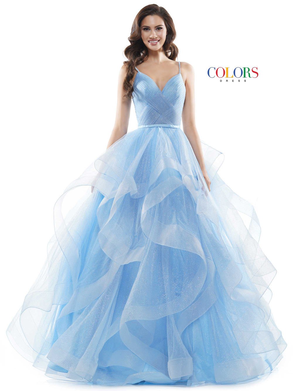 Cornflower Blue Prom Dress